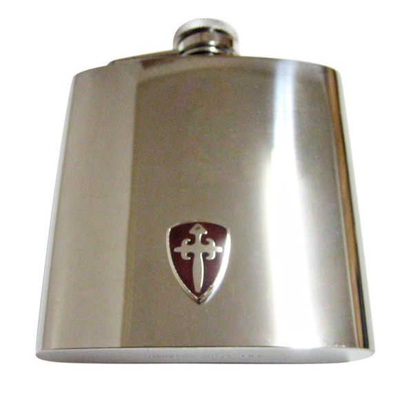 Kiola Designs | Other | Brown Medieval Shield Large Flask | Poshmark